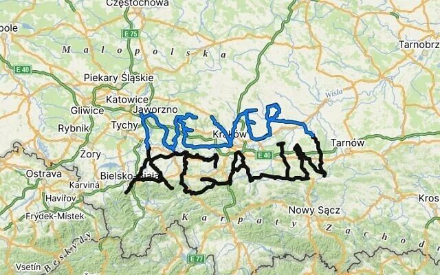 Czech Cyclist Embarks on 1,000-KM Ride to Spell 'Never Again' for ...