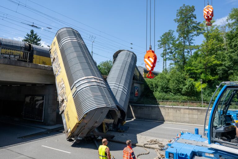Freight Trains’ Collision in Germany Sends 2 Wagons Plunging off a ...